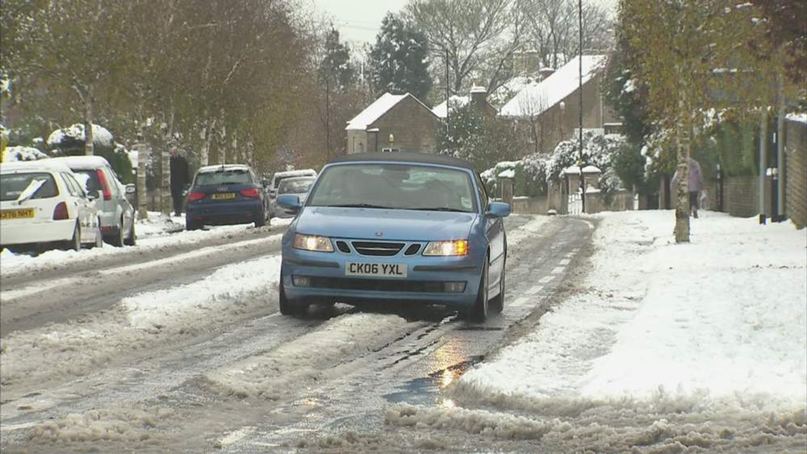 Snow And Heavy Rain Sweep Across UK | UK News | Sky News