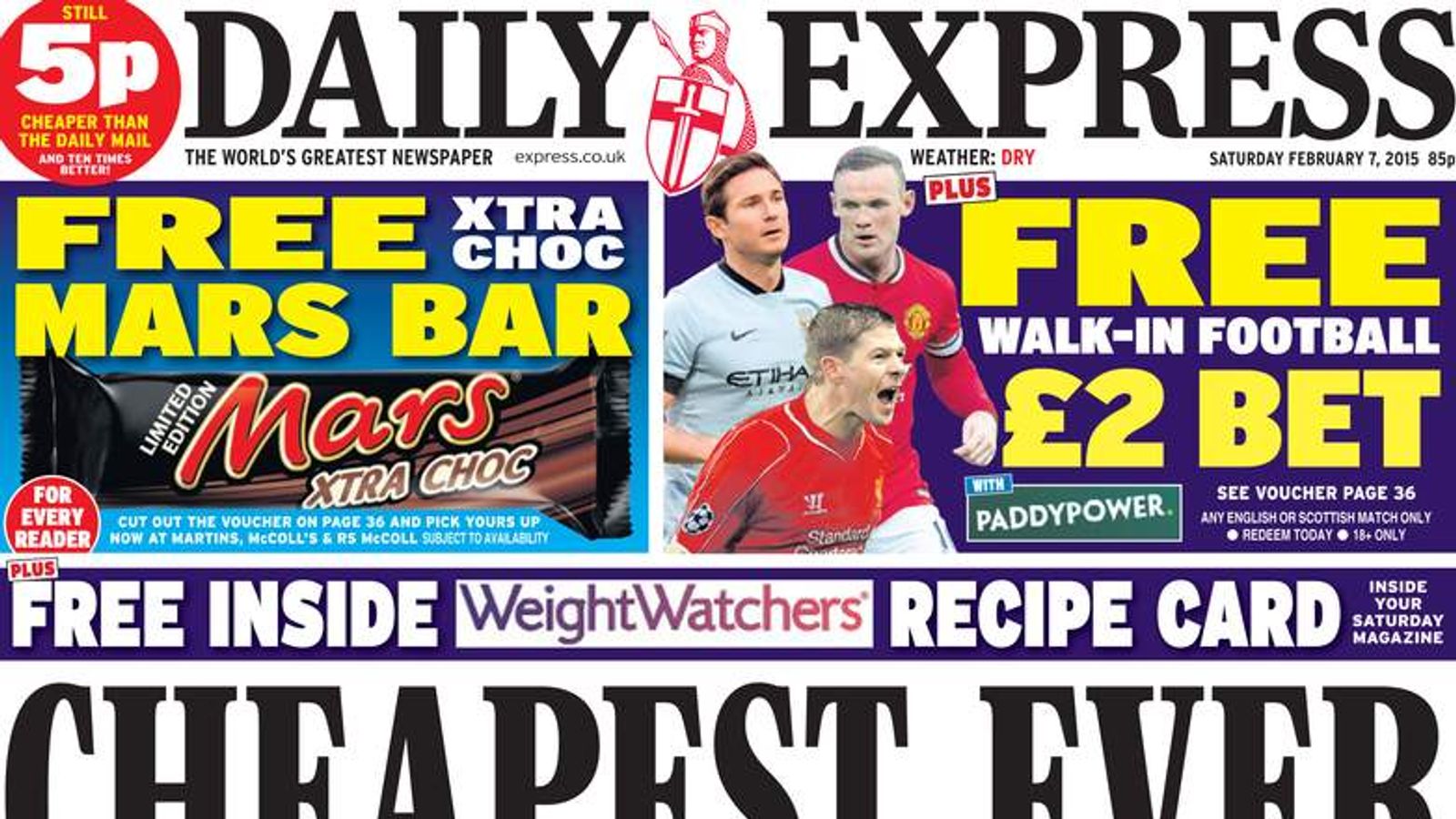 Saturday's National Newspaper Front Pages | UK News | Sky News