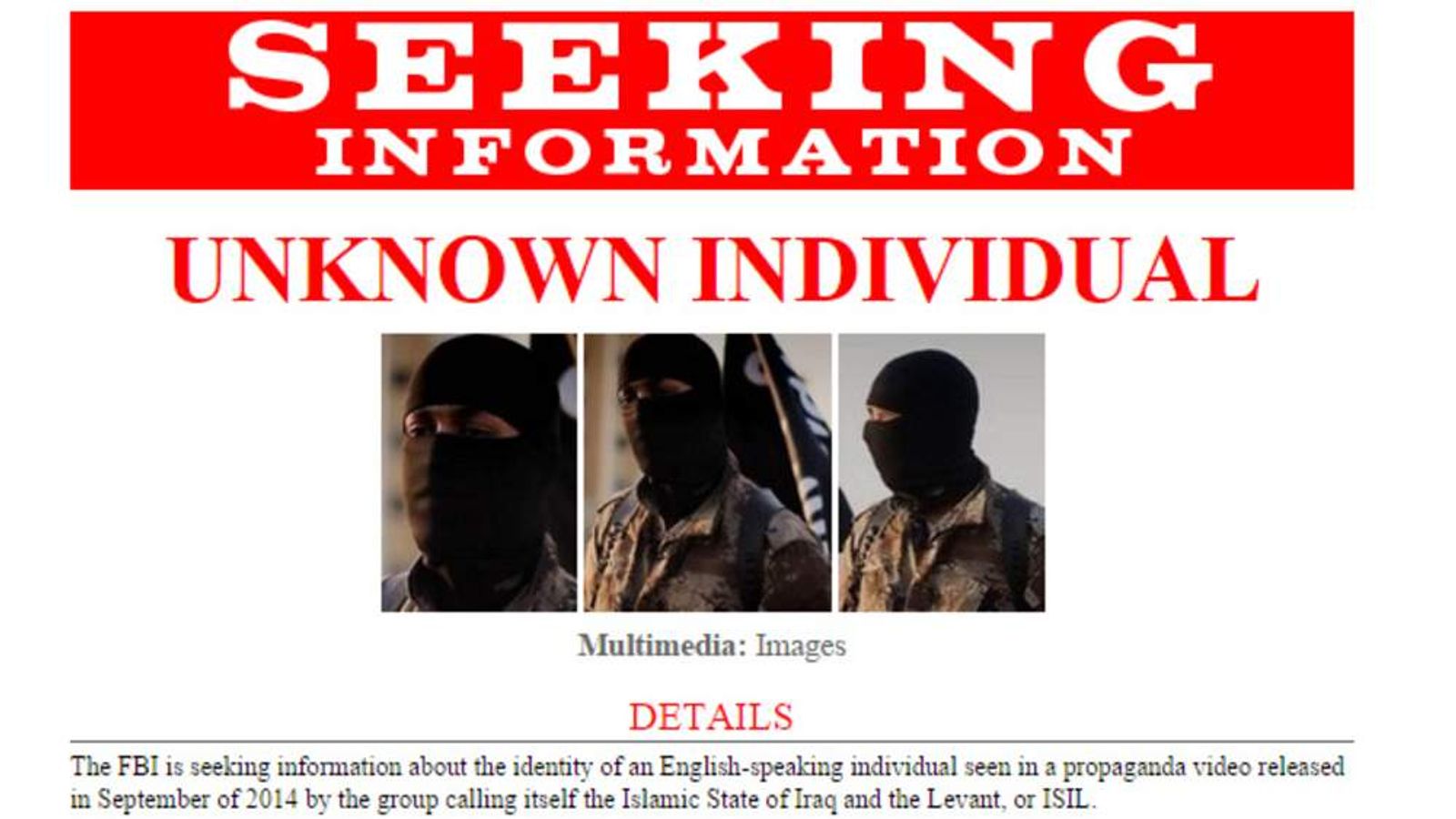 FBI Asks For Help With Tracking IS Fighters | US News | Sky News