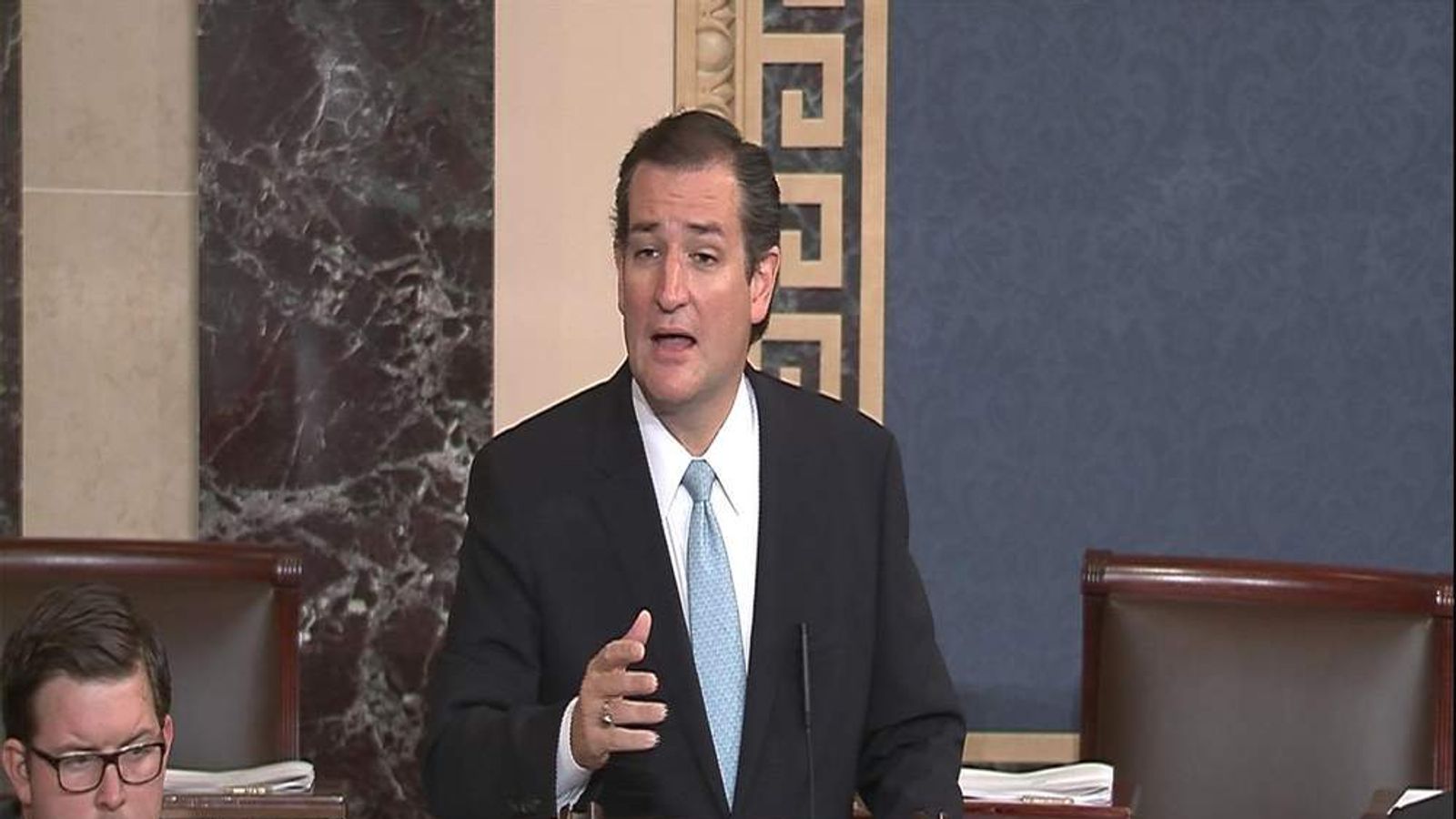 Senator Ends Marathon Bid To Defund Obamacare | US News | Sky News