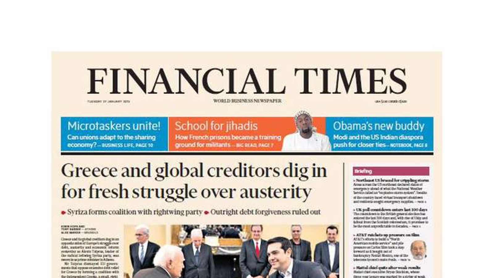 FT Owner Turns Page As Chairman Nears Exit | Money News | Sky News