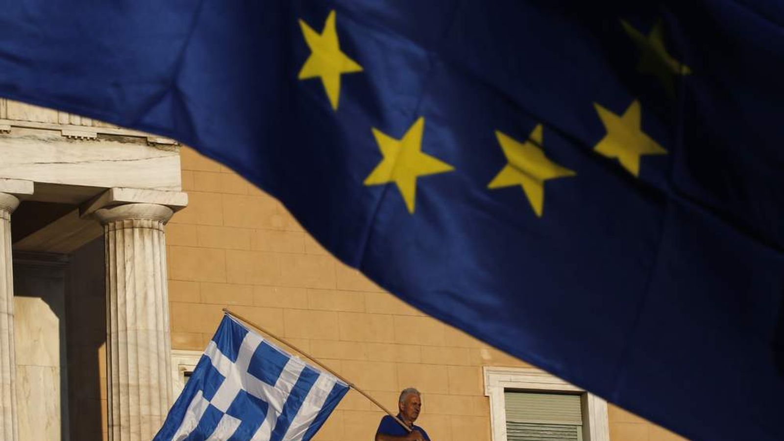 Greece Referendum Poll Has 'Yes' Vote Ahead | World News | Sky News