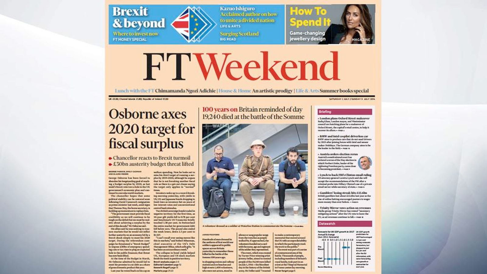 Saturday's National Newspaper Front Pages | UK News | Sky News