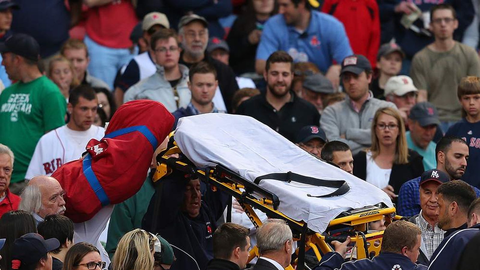 Fan Seriously Injured By Broken Baseball Bat | US News | Sky News