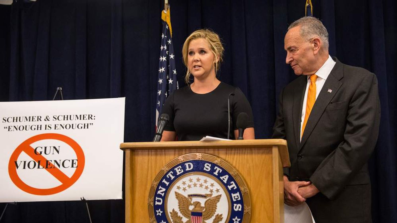 Amy Schumer Campaigns For Gun Control | Ents & Arts News | Sky News