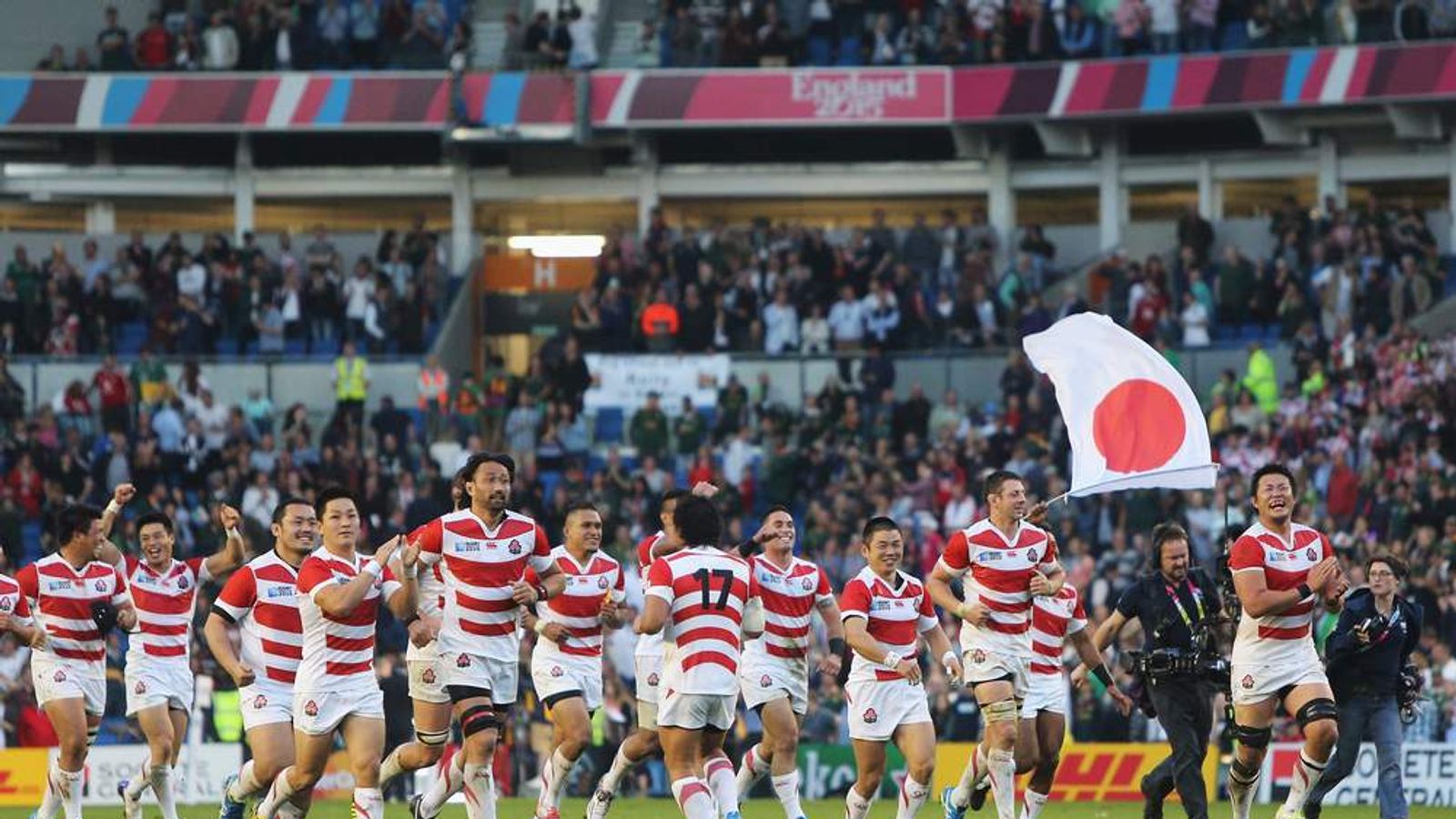 Coach Jones Revels In Japan World Cup Win | Scoop News | Sky News