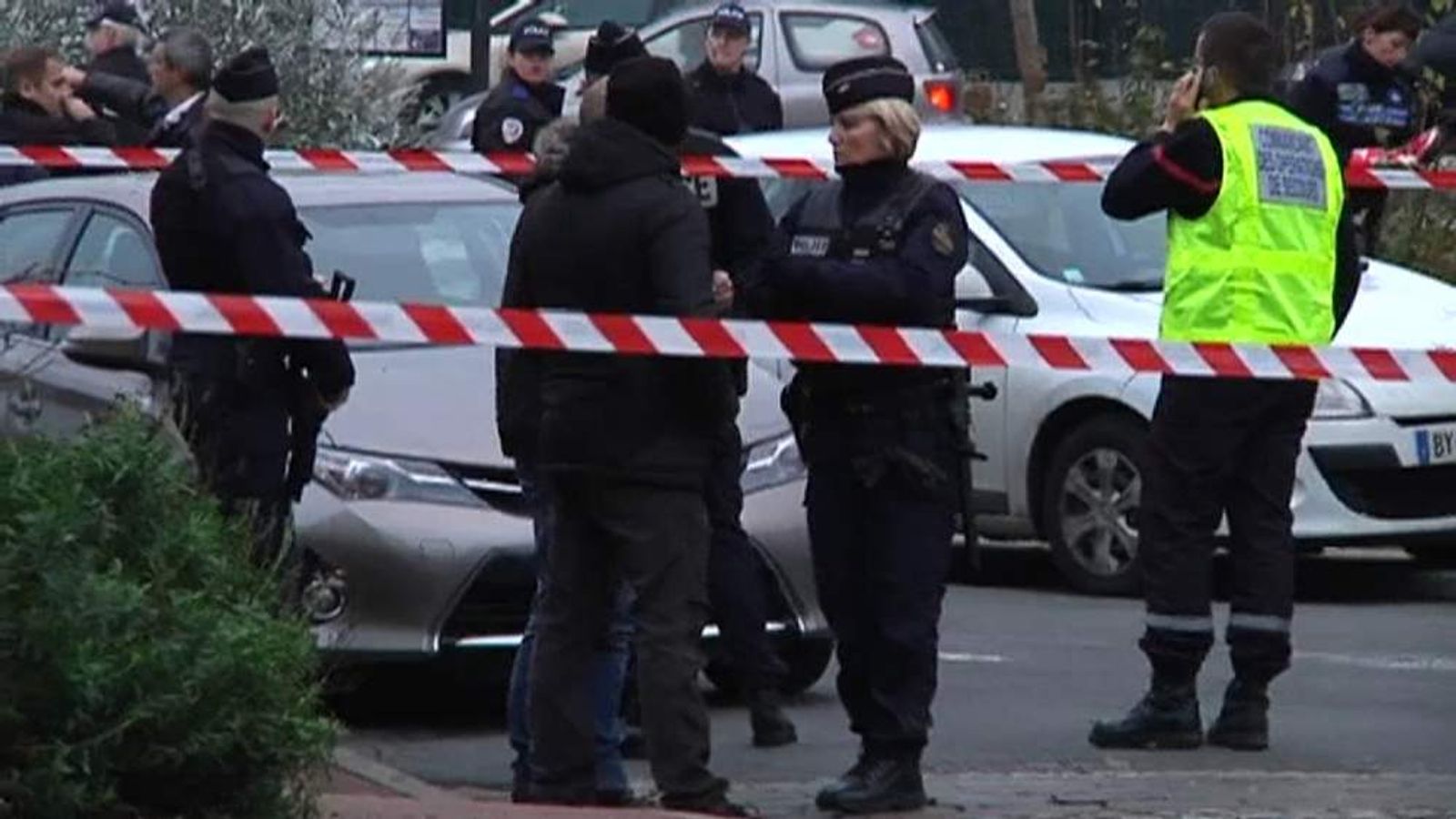 Police Shoot Dead Man Who Attacked Officers | World News | Sky News