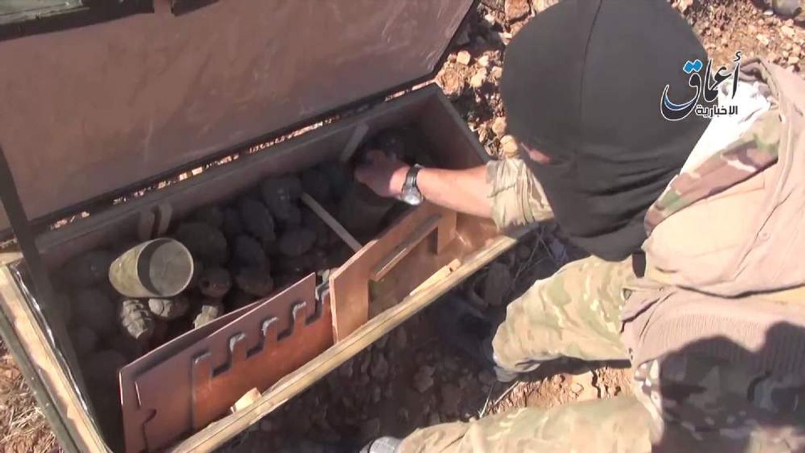 IS Claims Video Shows Intercepted US Arms Drops | US News | Sky News