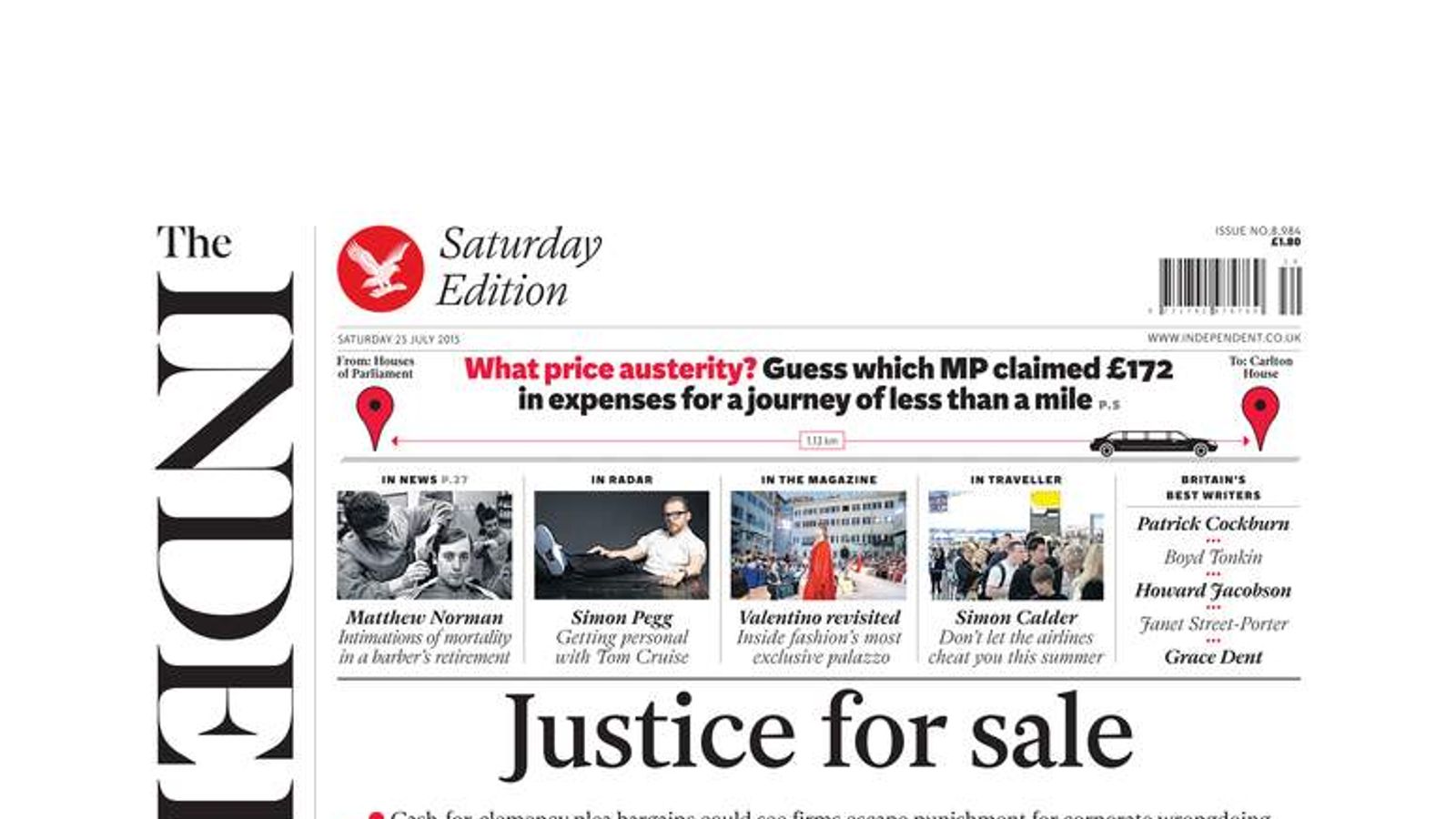 Saturday's National Newspaper Front Pages | UK News | Sky News