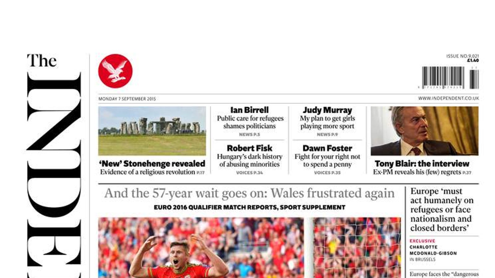 Monday's National Newspaper Front Pages | UK News | Sky News