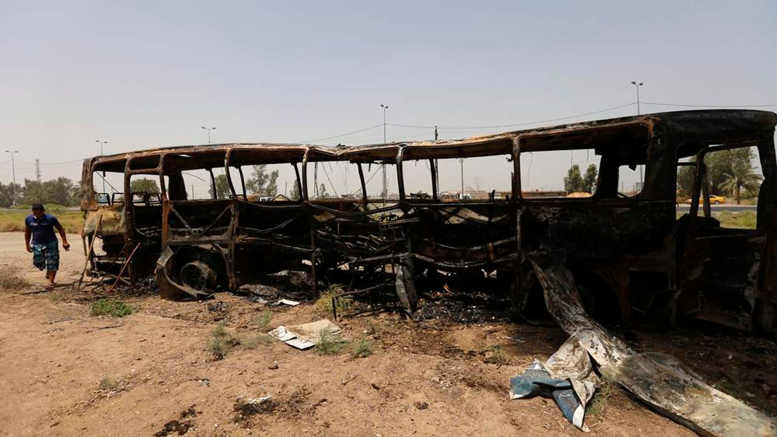 Iraq Prisoner Bus Attack: At Least 60 Killed | World News | Sky News
