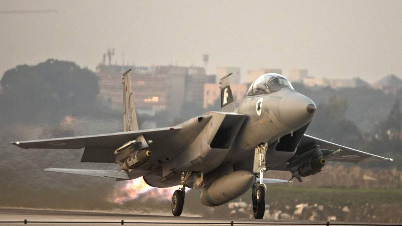 Syria Claims Israeli Jets Hit Military Facility | World News | Sky News
