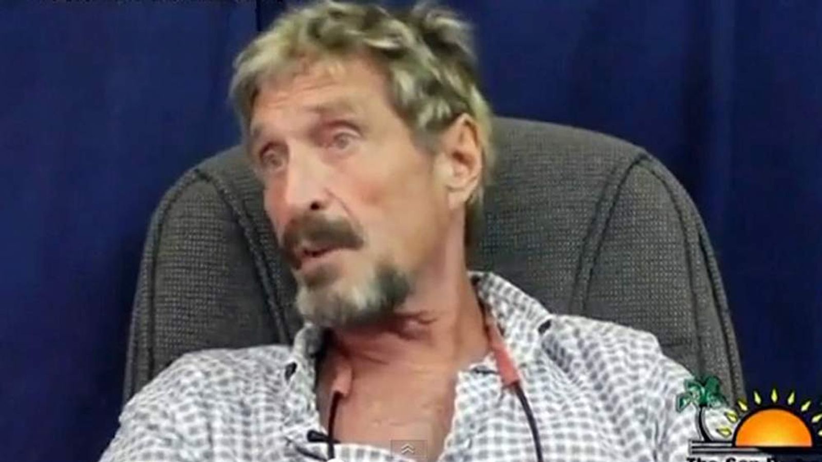 John McAfee 'In His Compound In Belize' | US News | Sky News