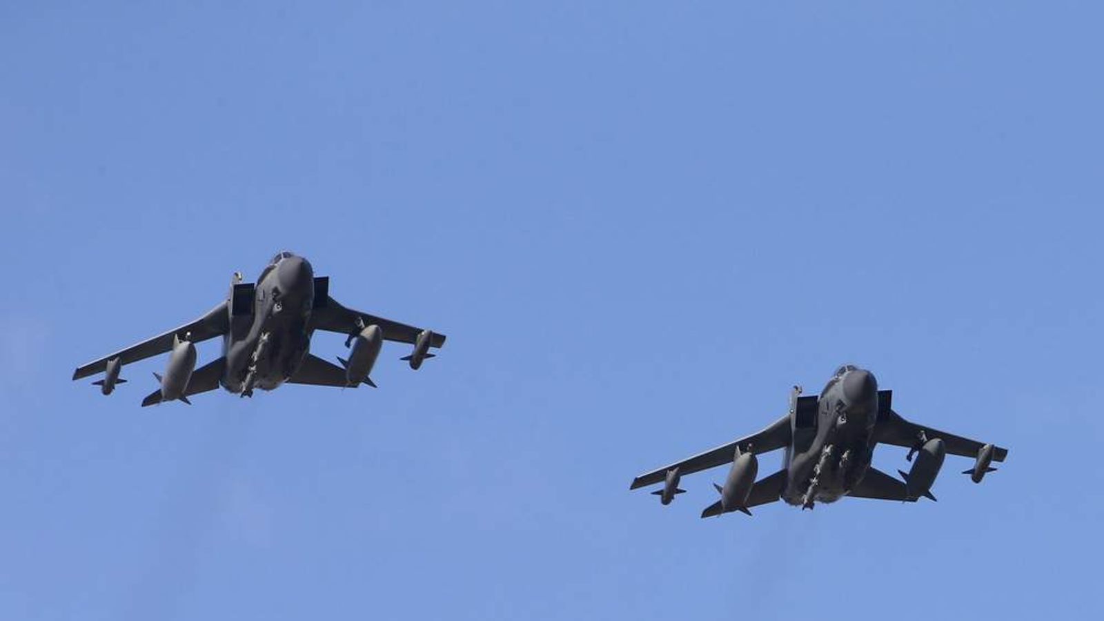 RAF Jets Fly New Missions Against IS In Syria | UK News | Sky News