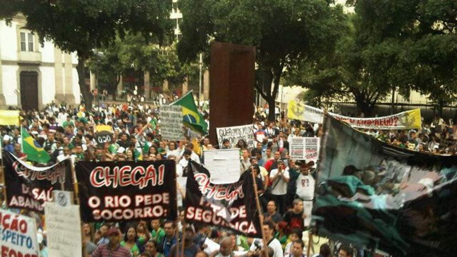 Brazil: Social Media Fuels Mass Protests | World News | Sky News
