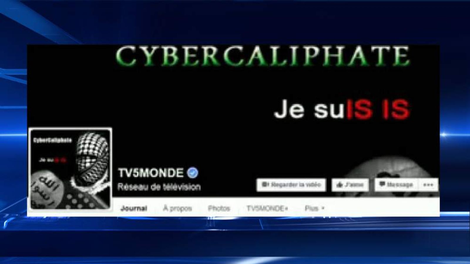 IS Supporters Hack Into France's TV5Monde | World News | Sky News