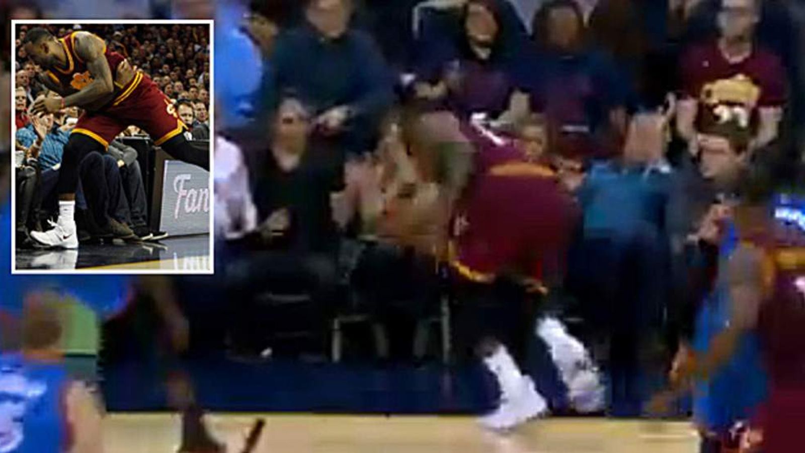 LeBron Injures Golfer's Wife In NBA Accident | US News | Sky News