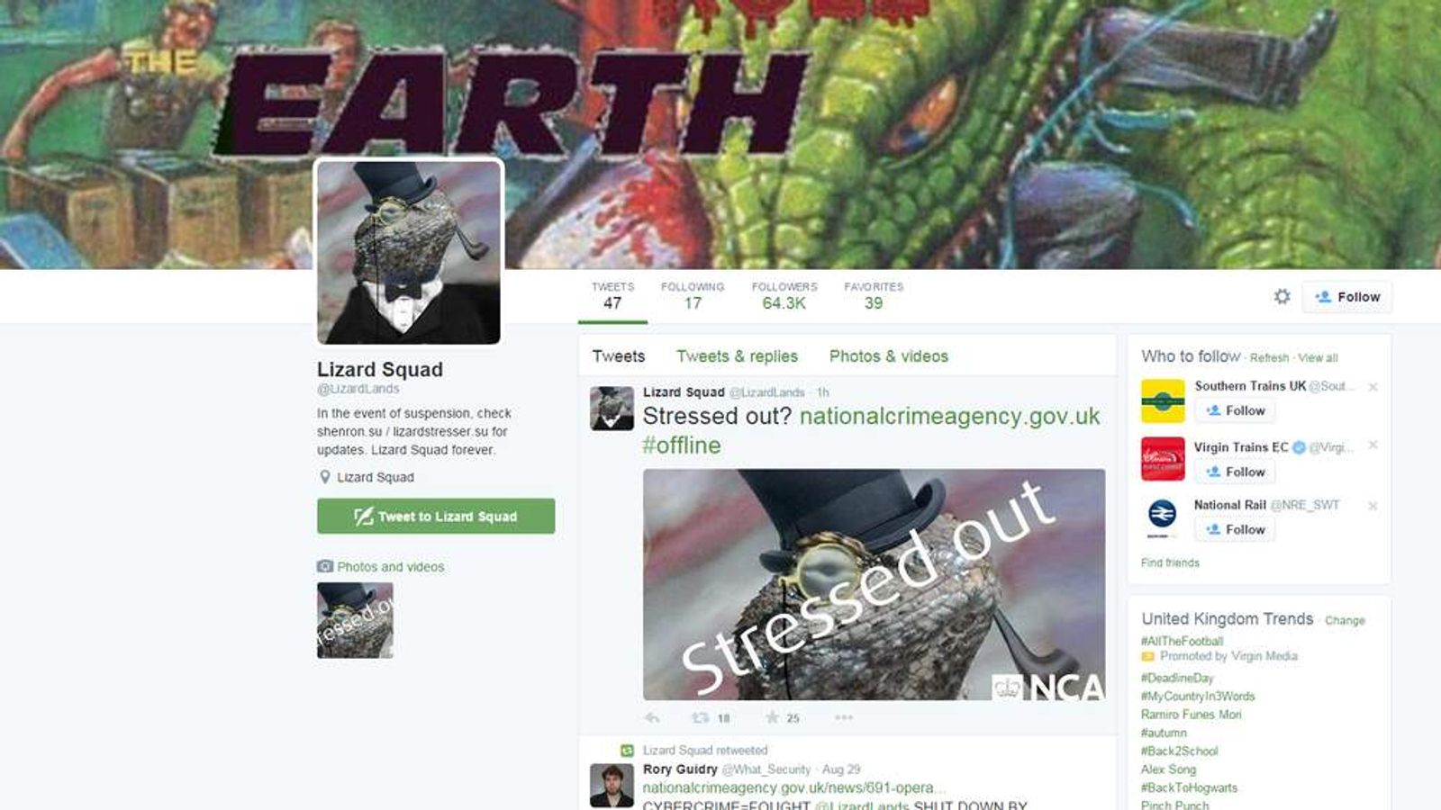 Hackers Claim Revenge Attack On NCA Website | Science, Climate & Tech ...