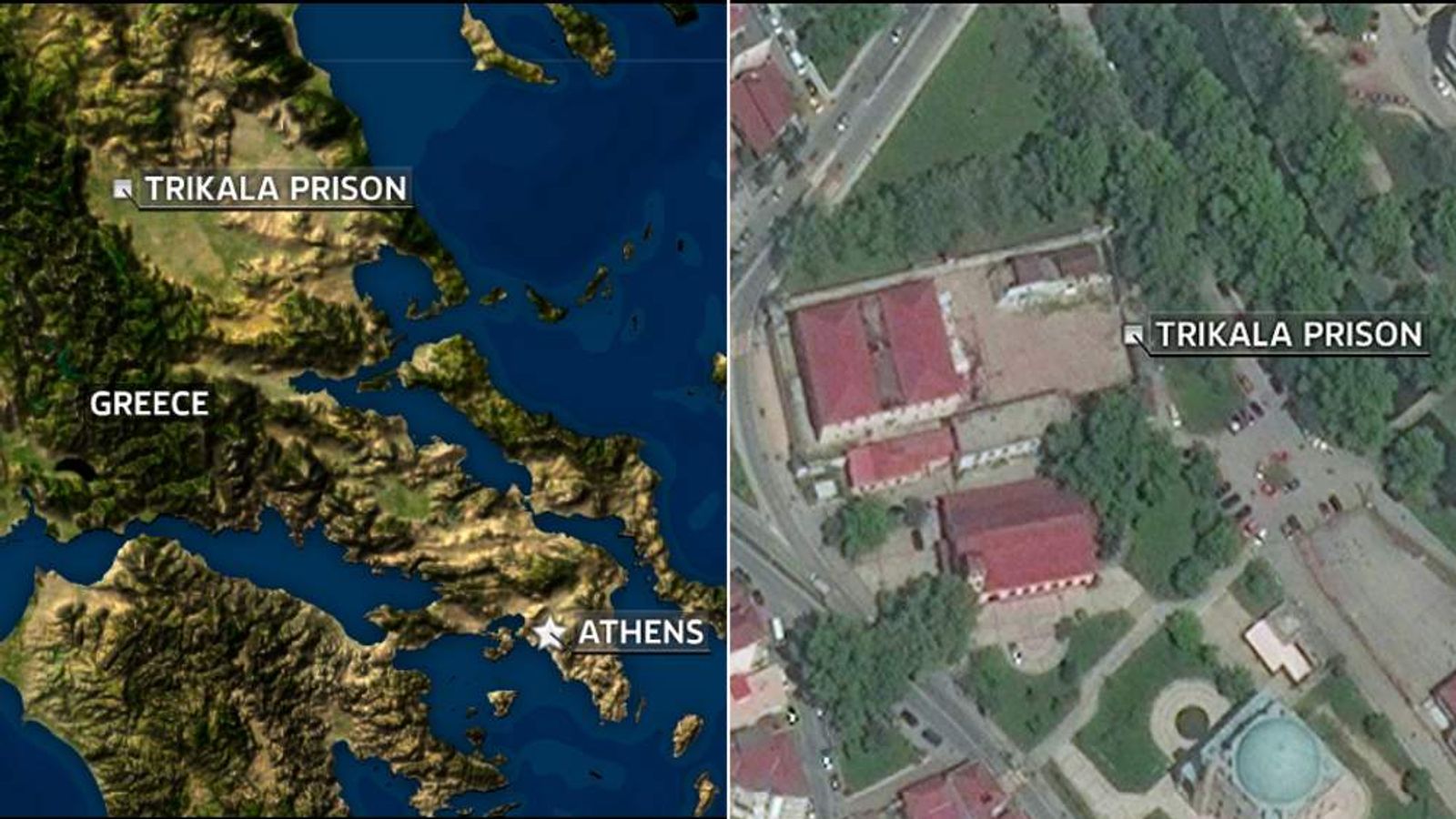 Helicopter Prison Break Foiled In Greece | World News | Sky News