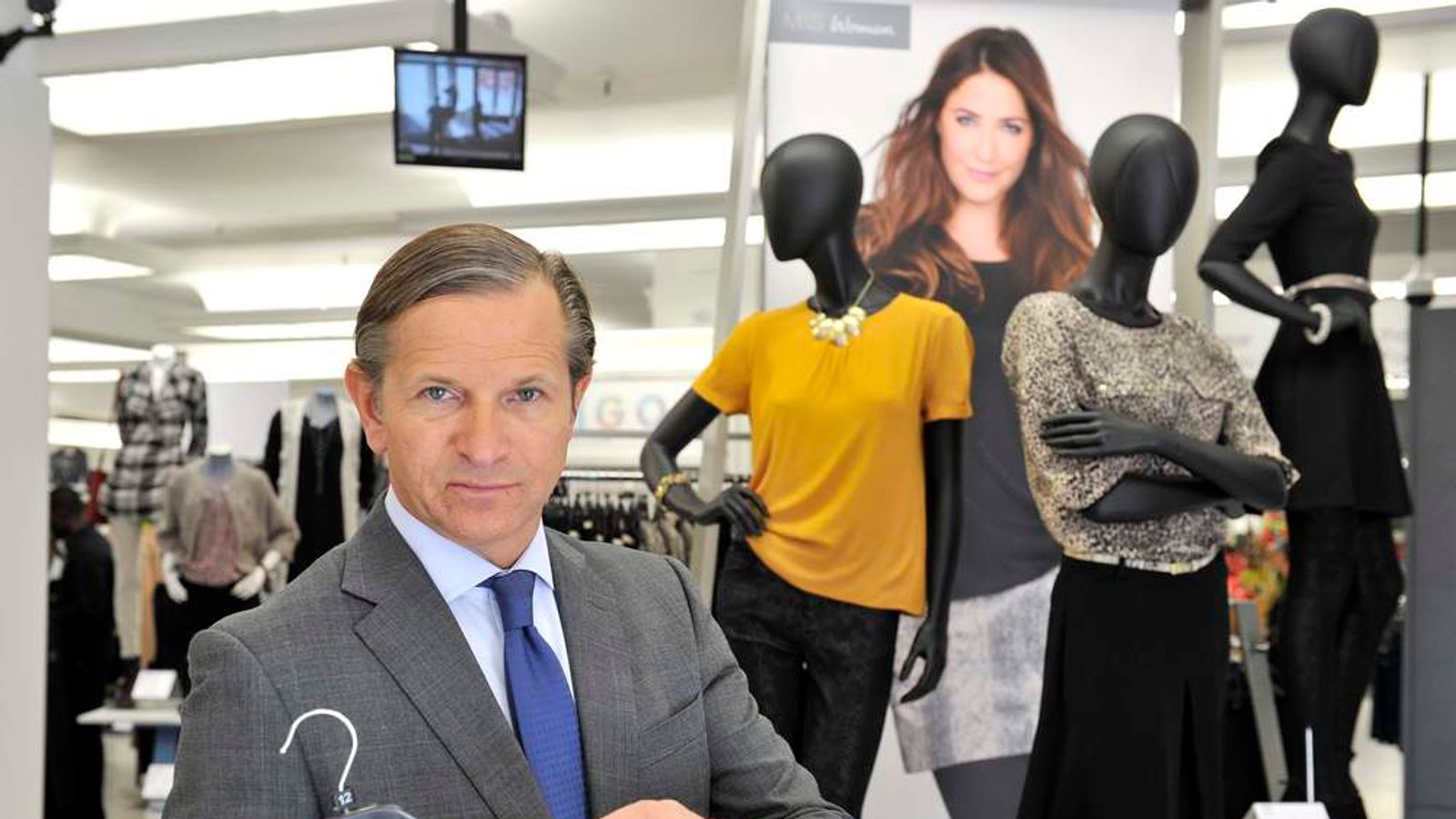 M&S Boss Marc Bolland Takes 26% Pay Cut | Money News | Sky News