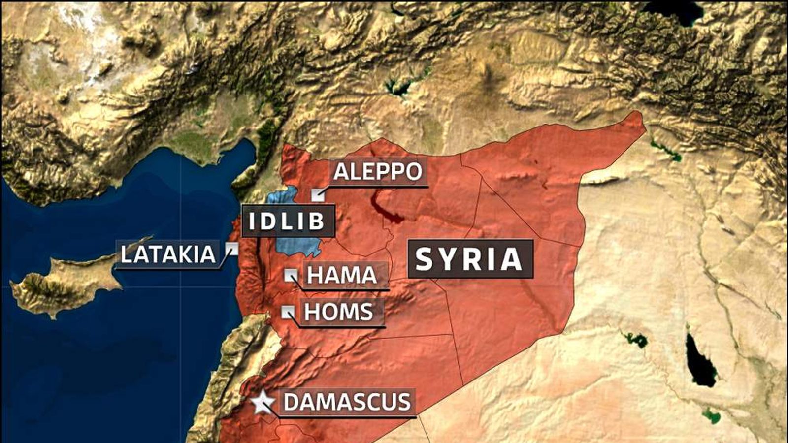 The Geography Of Syria's War | World News | Sky News