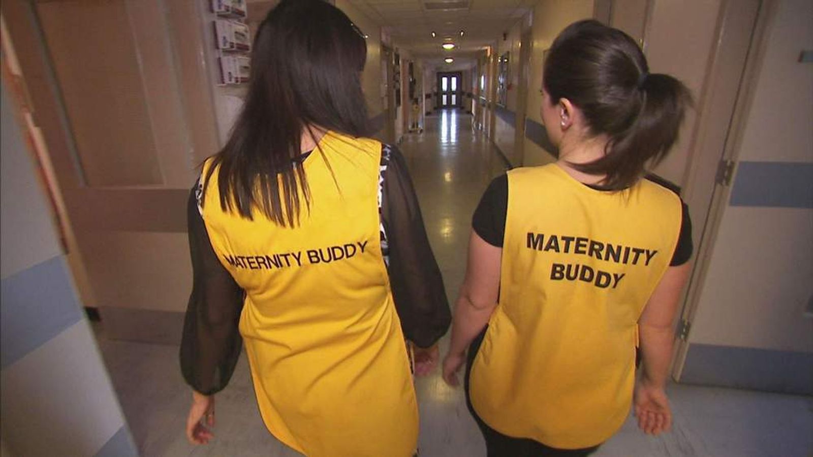 NHS Volunteers Help Ease Maternity Pressure | UK News | Sky News