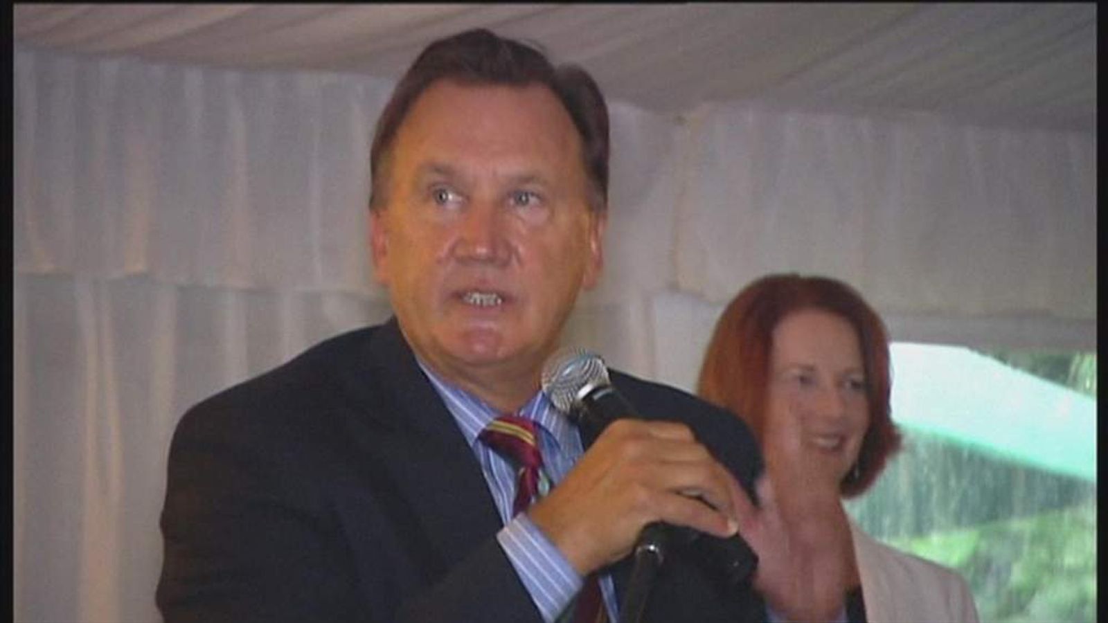 Julia Gillard Embarrassed By Partner's Gaffe | World News | Sky News