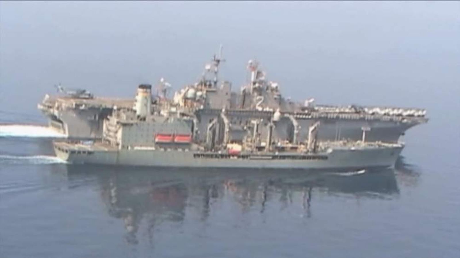 'One Killed' After US Navy Fires On Boat | World News | Sky News