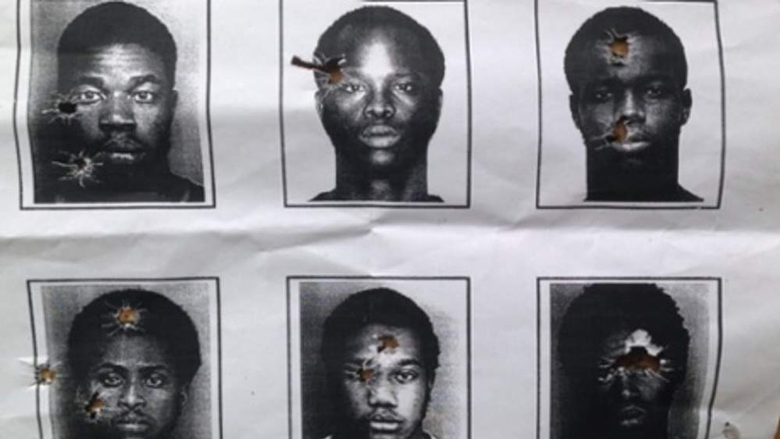 Cops Used Black Mugshots For Target Practice | US News | Sky News