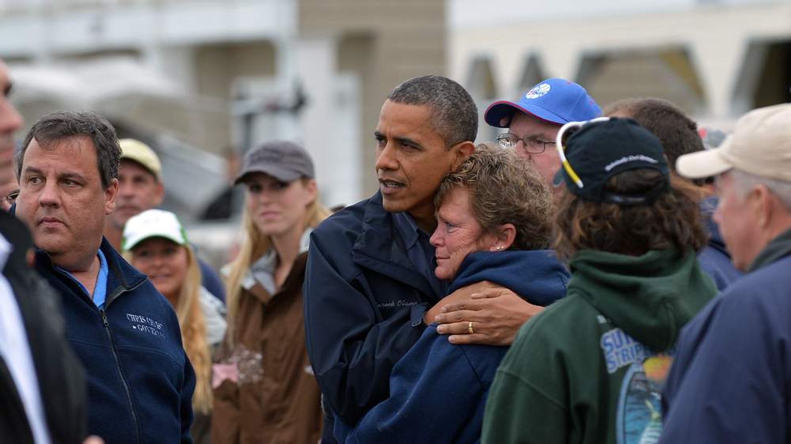 Sandy: Barack Obama Sees New Jersey Damage | World News | Sky News