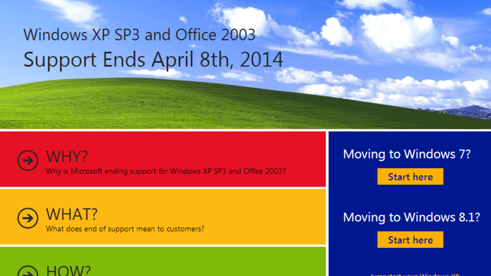 Hacker's Delight: Support For Windows XP Ends | Science, Climate & Tech ...