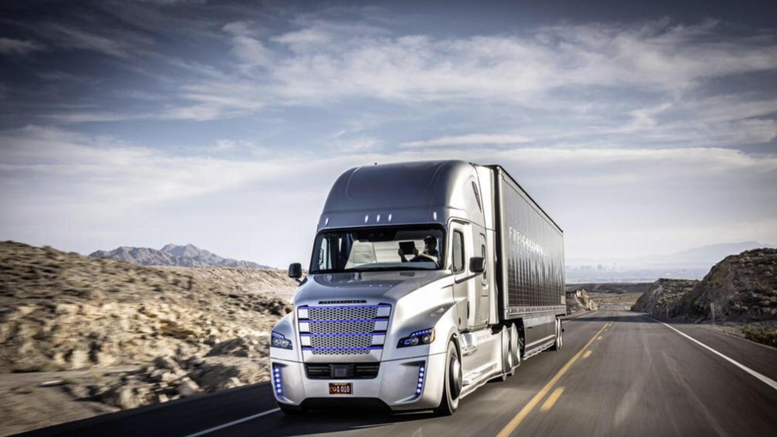 First Self-Driving Lorry Ready To Hit The Road | Science, Climate ...