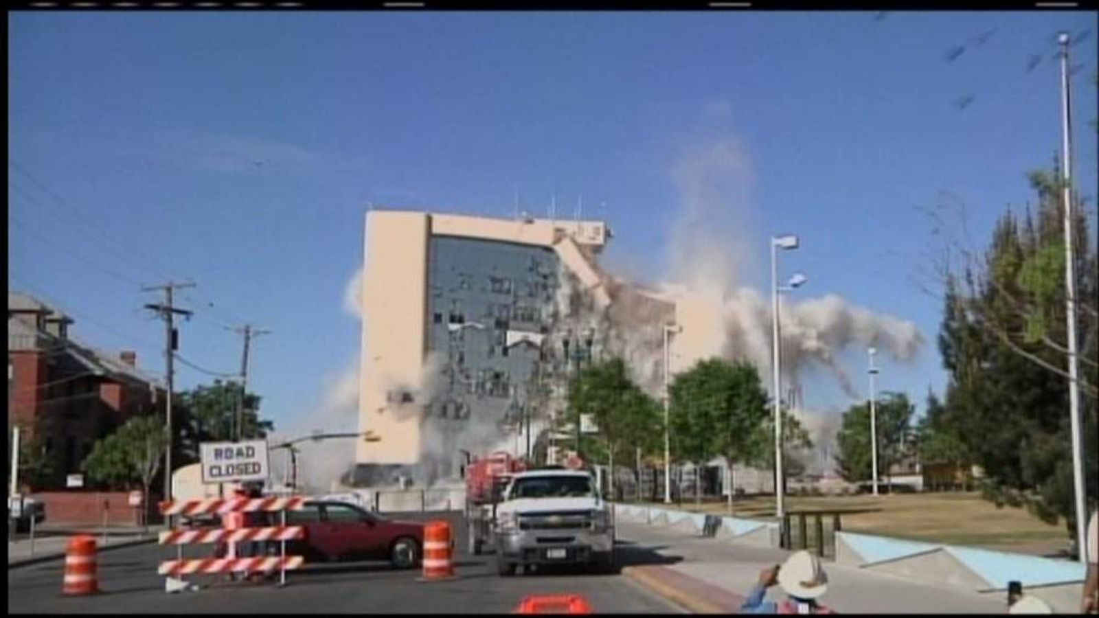 El Paso City Hall Blown Up For New Stadium Us News Sky News