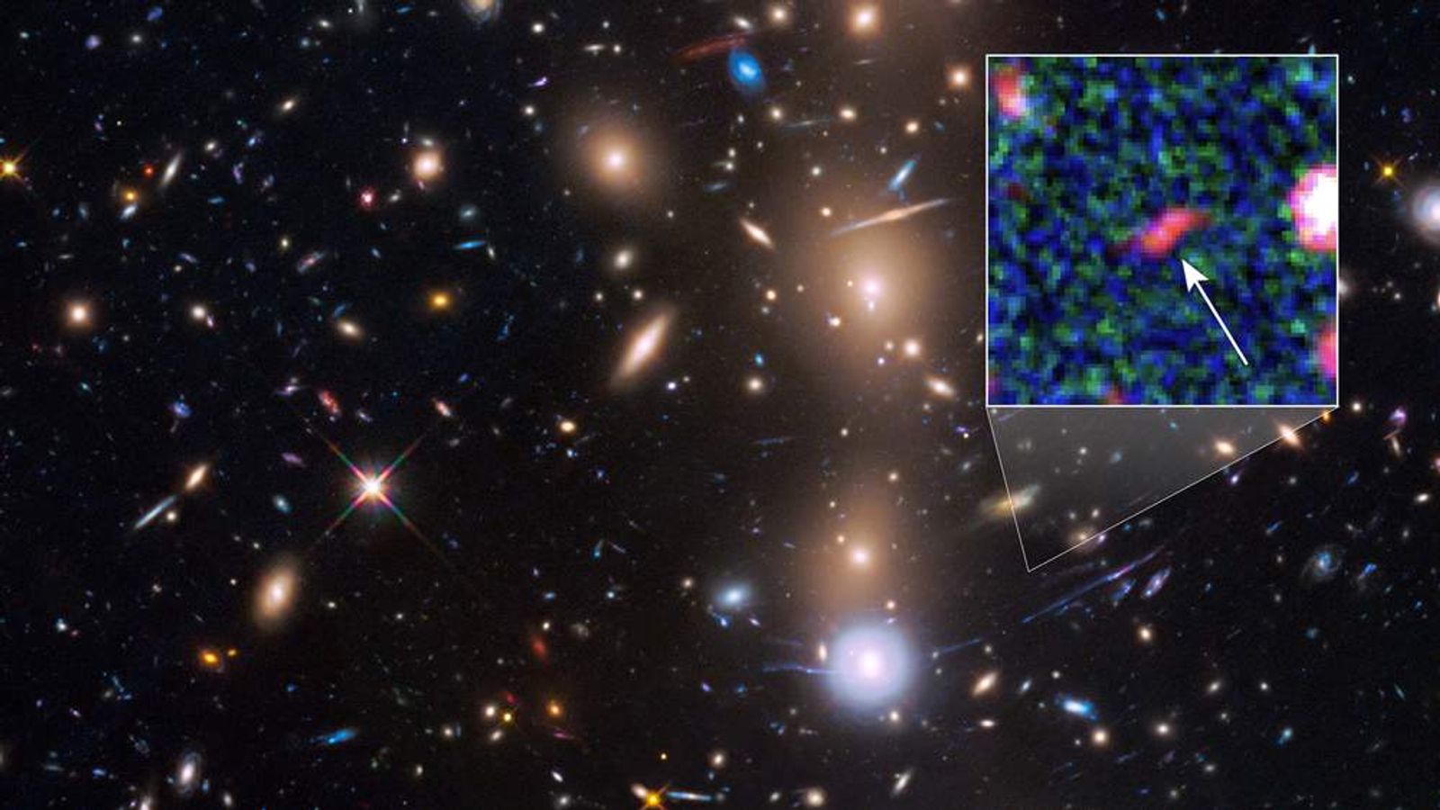 Faint Galaxy From Early Universe Is Spotted | Science, Climate & Tech ...