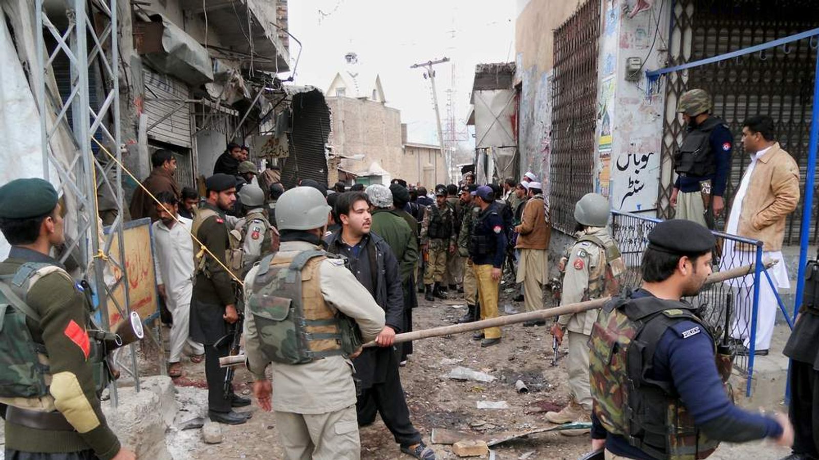 Pakistan Army Checkpoint Attack: 23 Killed | World News | Sky News