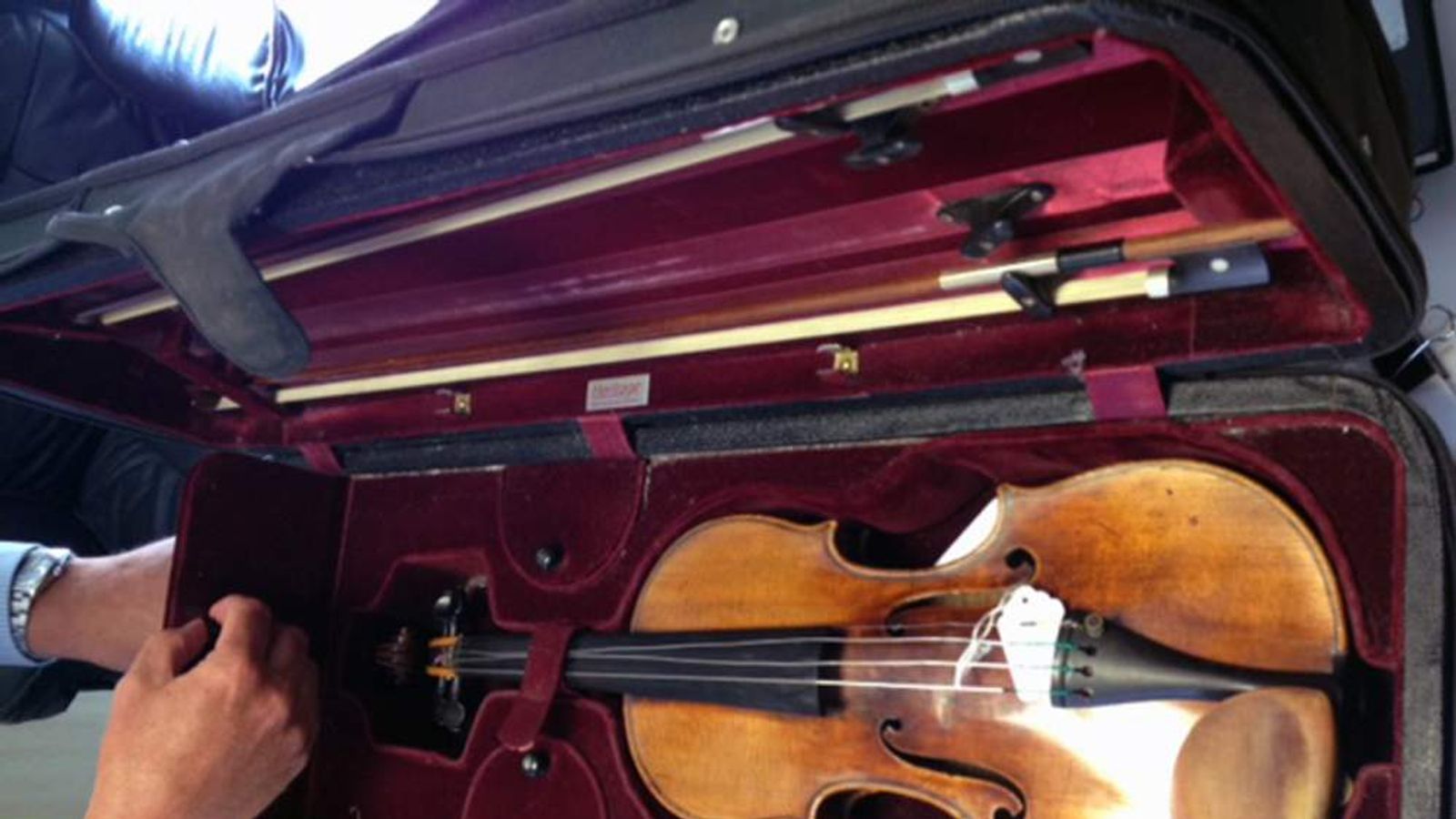 £1.2m Violin Stolen From Sandwich Shop Is Found | UK News | Sky News