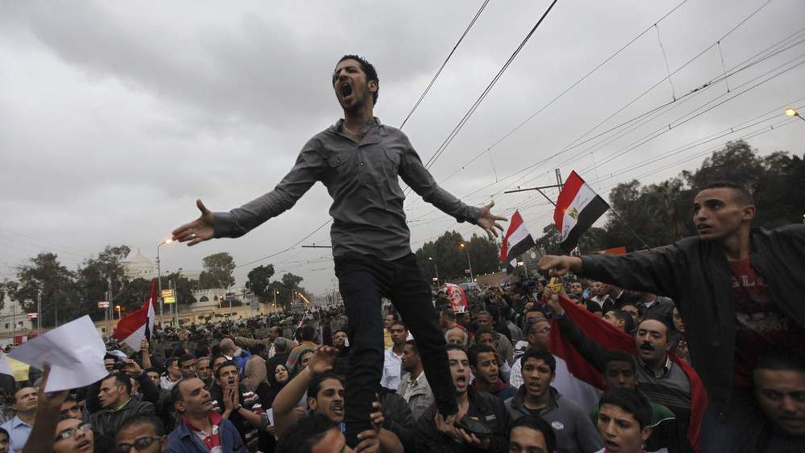Egypt: Clashes Outside Presidential Palace | World News | Sky News