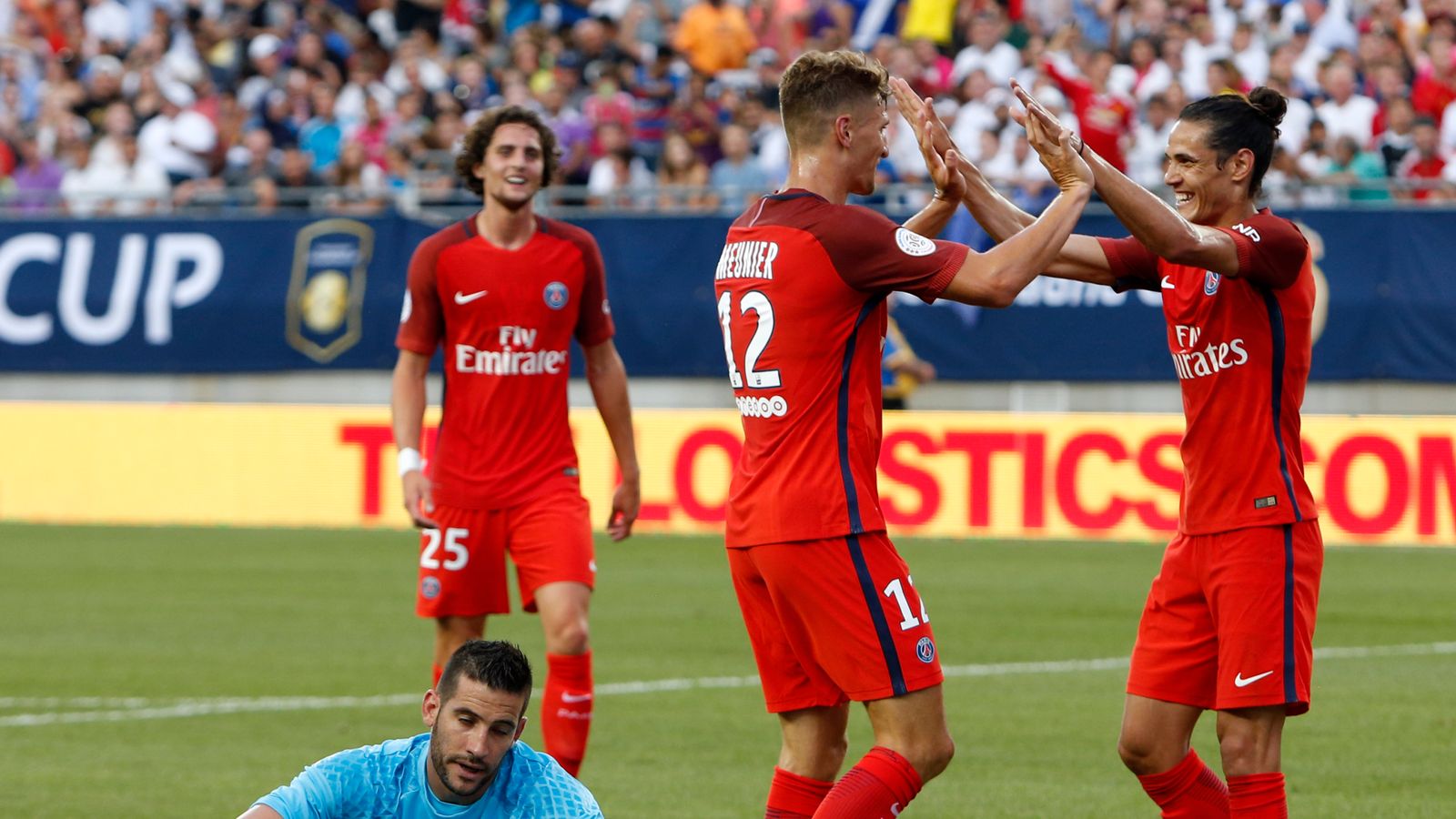 Meunier Bags Brace As PSG Ease Past Real | World News | Sky News