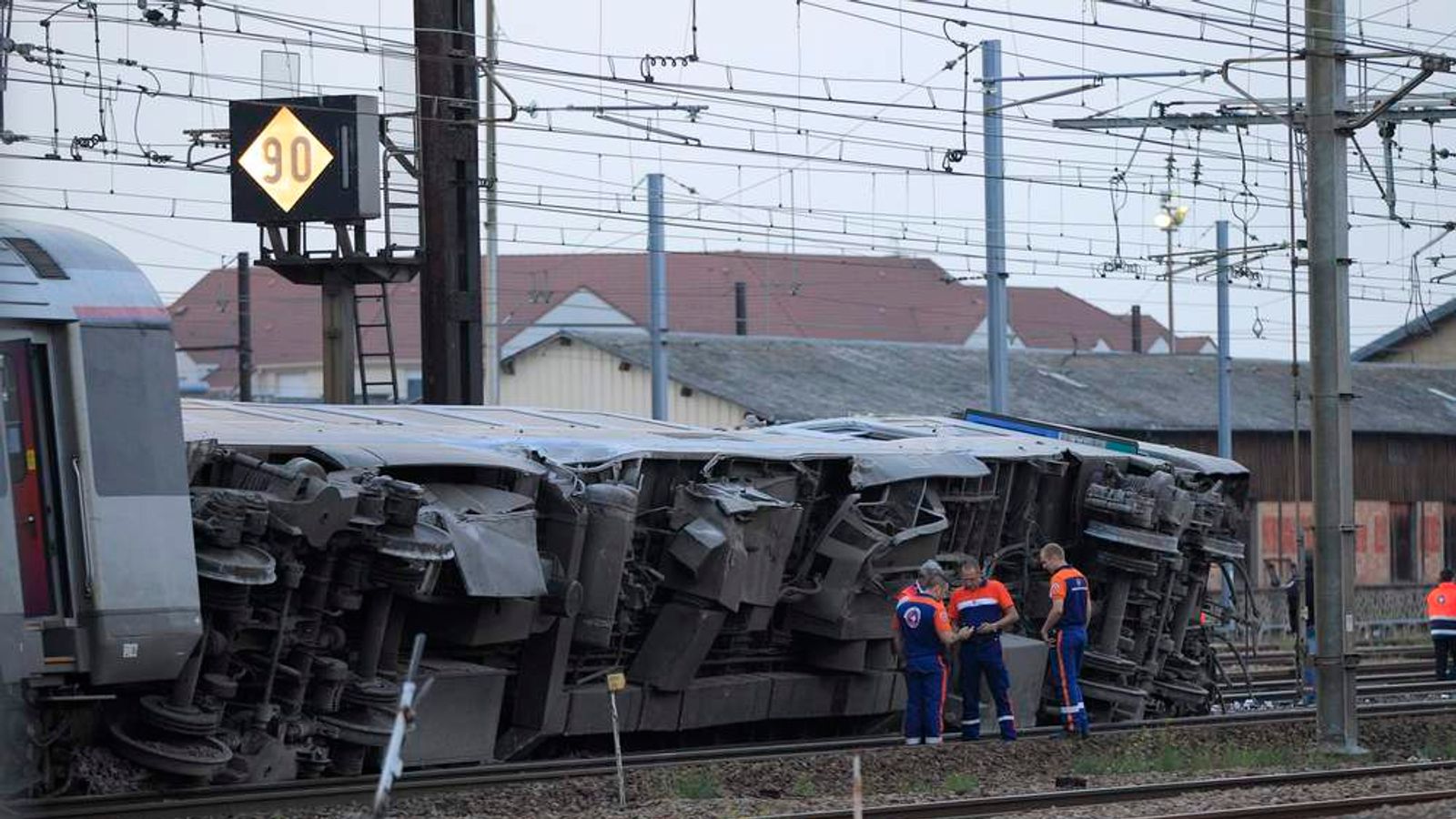 Paris Train Crash: Faulty Track Likely Cause | World News | Sky News