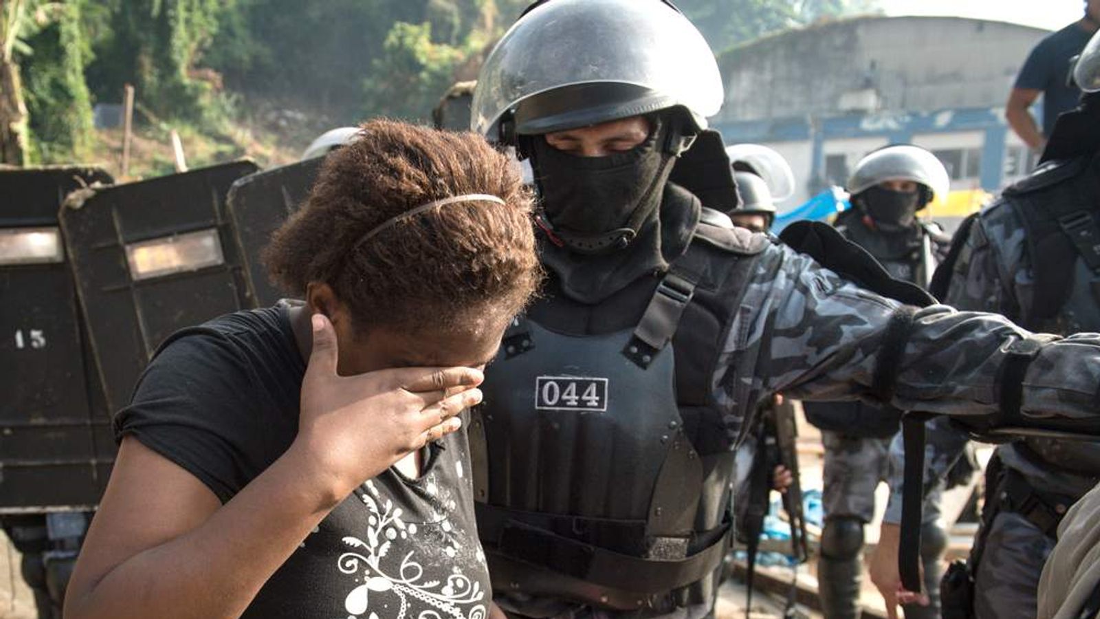World Cup: Riots As Favela Cleared In Rio | World News | Sky News