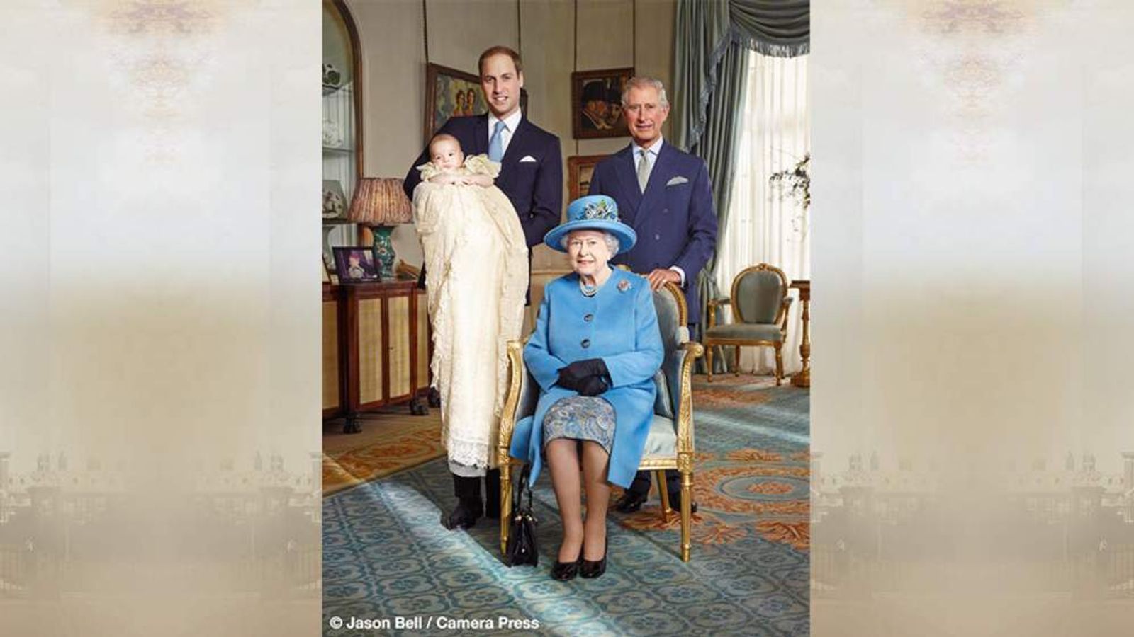 Prince George Christening Photos Revealed | UK News | Sky News