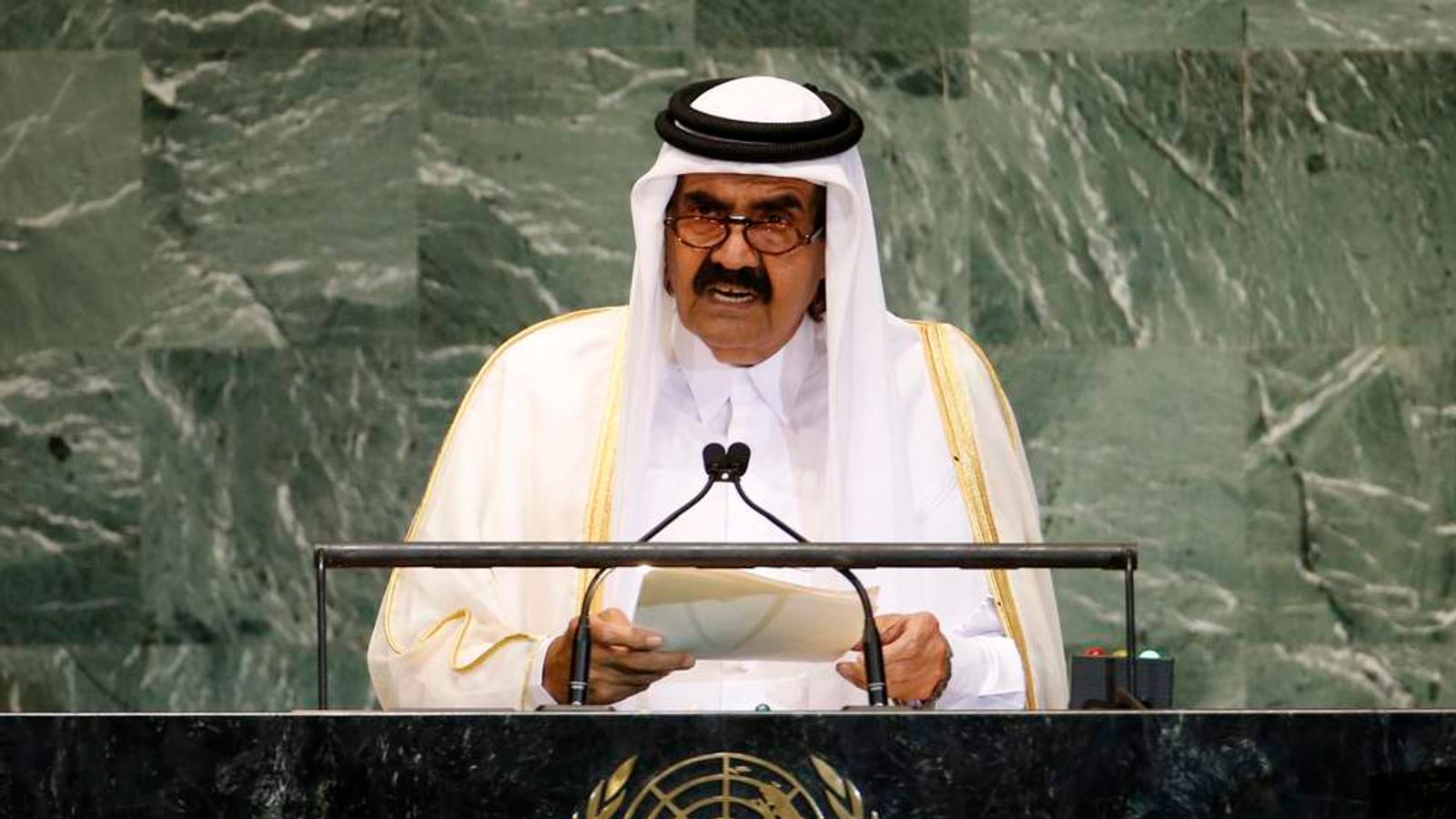 Qatar Ruler's Visit 'Tacit Support For Hamas' | World News | Sky News