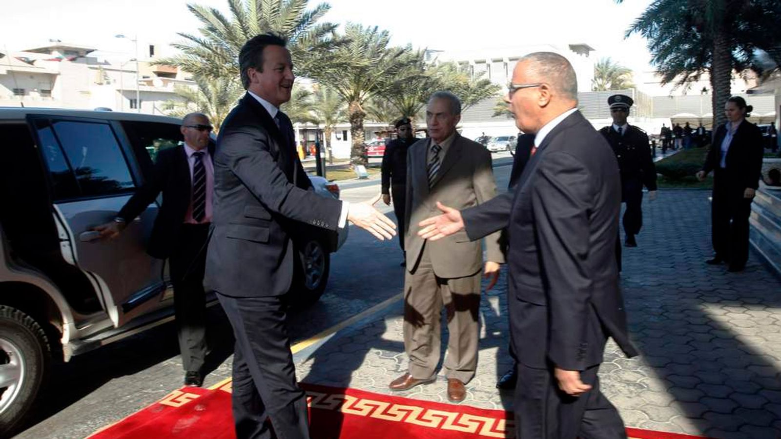 David Cameron Makes Surprise Trip To Libya | Politics News | Sky News