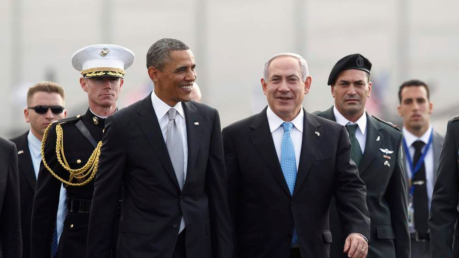 Obama Beams His Way Through Middle East Tour | US News | Sky News