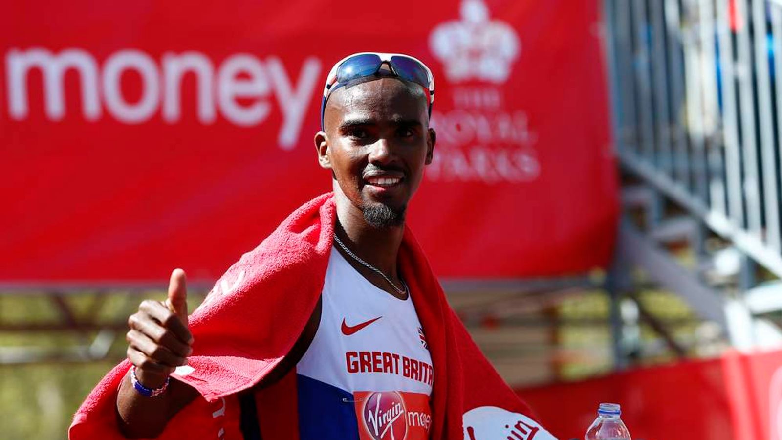 Marathon Runner's Second Half 'Faster Than Mo's' | UK News | Sky News