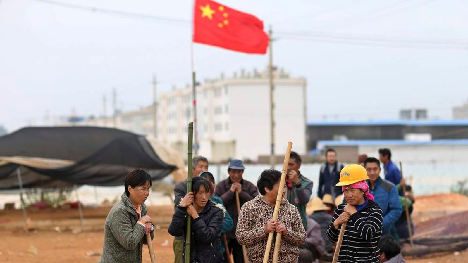 Riot Police Move In After Deadly China Clashes | UK News | Sky News