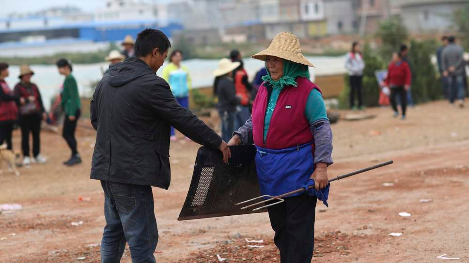 Riot Police Move In After Deadly China Clashes | UK News | Sky News