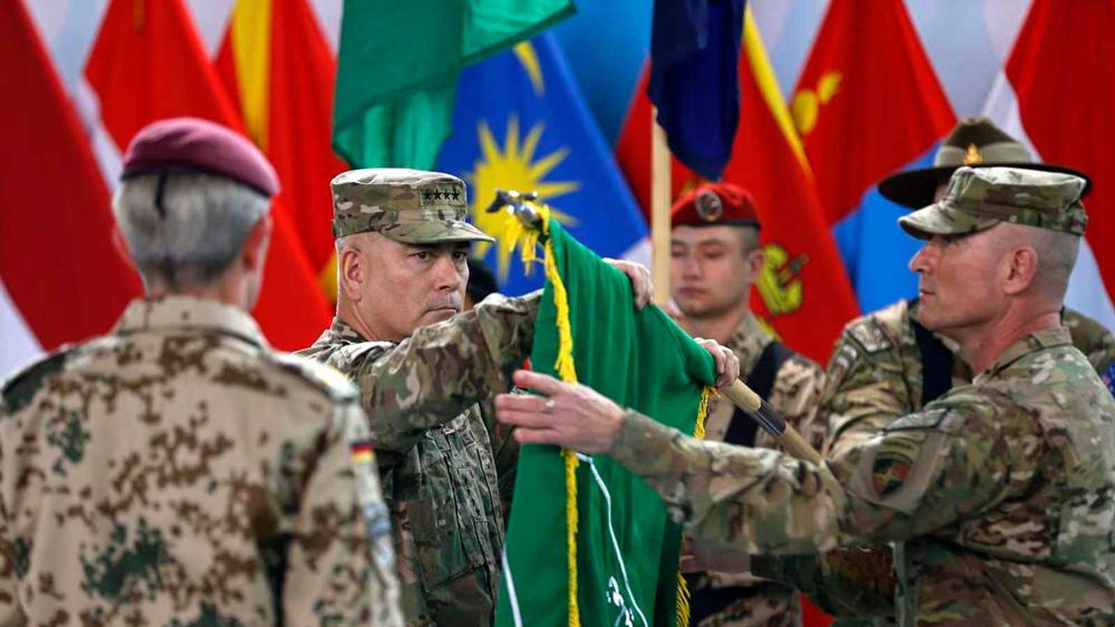 US And NATO Formally End War In Afghanistan | World News | Sky News