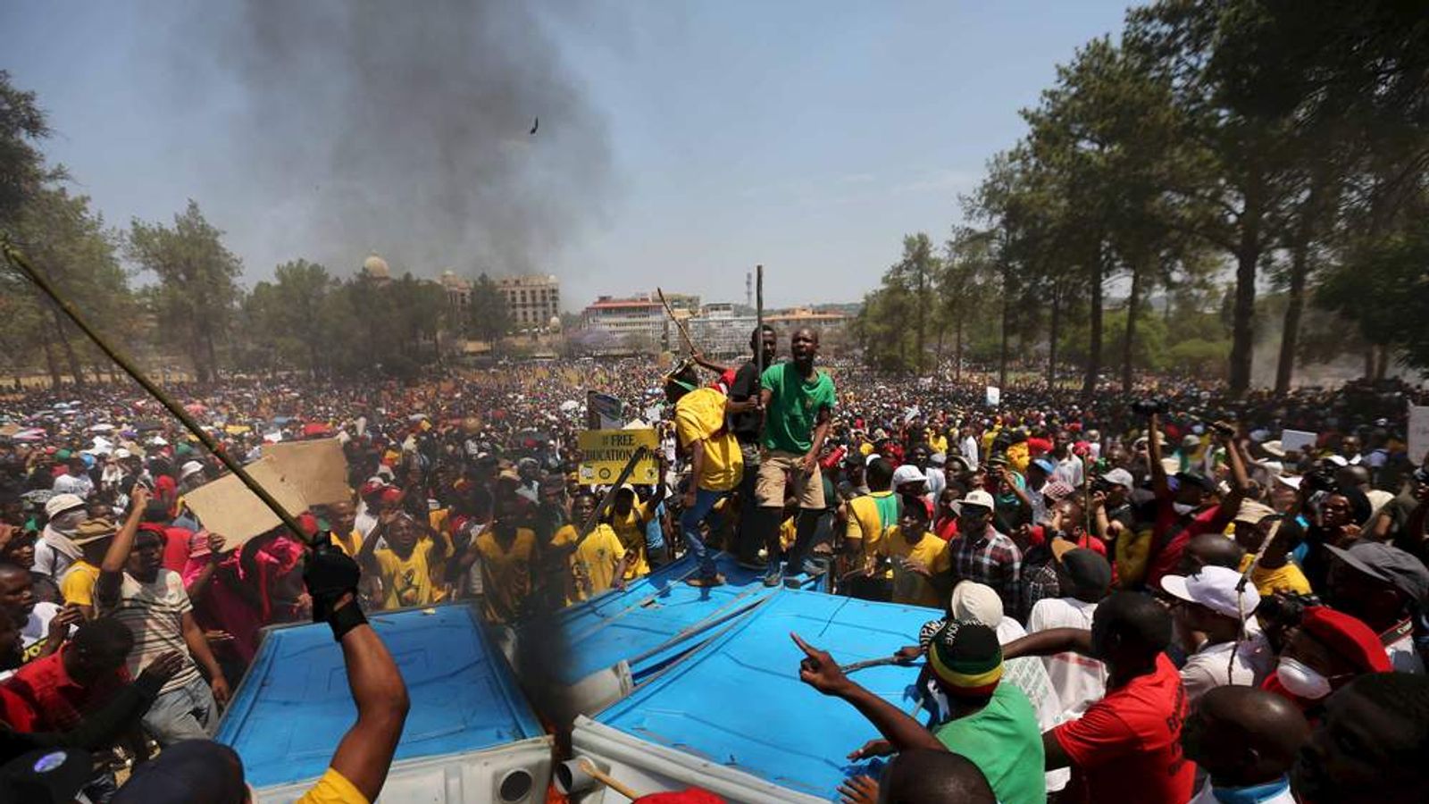 Student Protests Turn Violent In South Africa | World News | Sky News