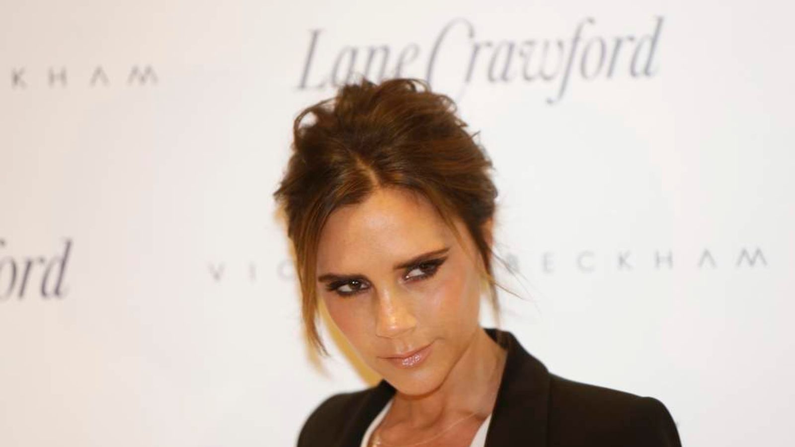 Victoria Beckham Wows Fans At Fashion Event | Ents & Arts News | Sky News